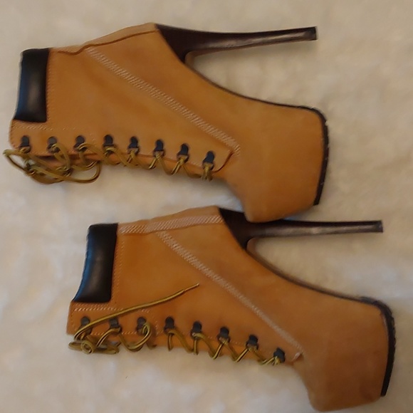 ZIGI girl | Shoes | Platform Heeled Construction Boots | Poshmark